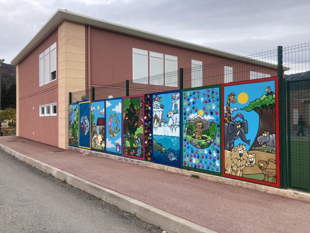 La fresque à la maternelle – Saint Martin du Var